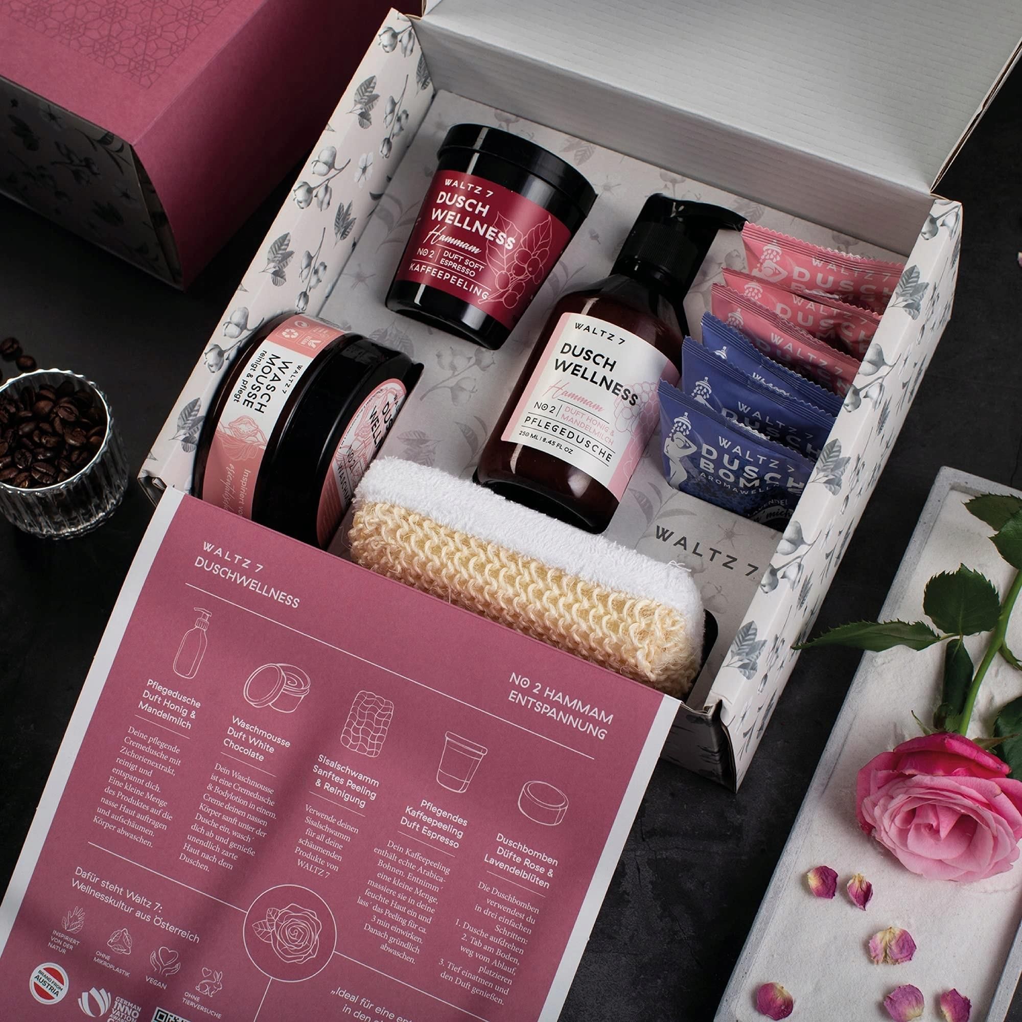 Waltz 7 Zestaw Kosmetyków Spa Orientalna Pielęgnacja Ciała Prezent ...