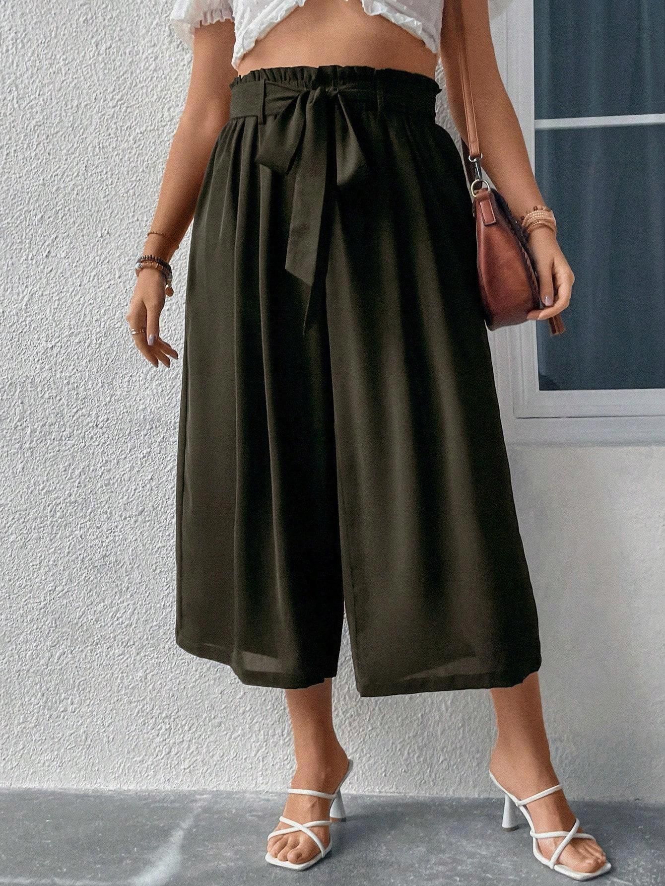 Kuloty Marszczenie H0O NF9__XXL Shein Zielone Spodnie - Ceny i opinie ...