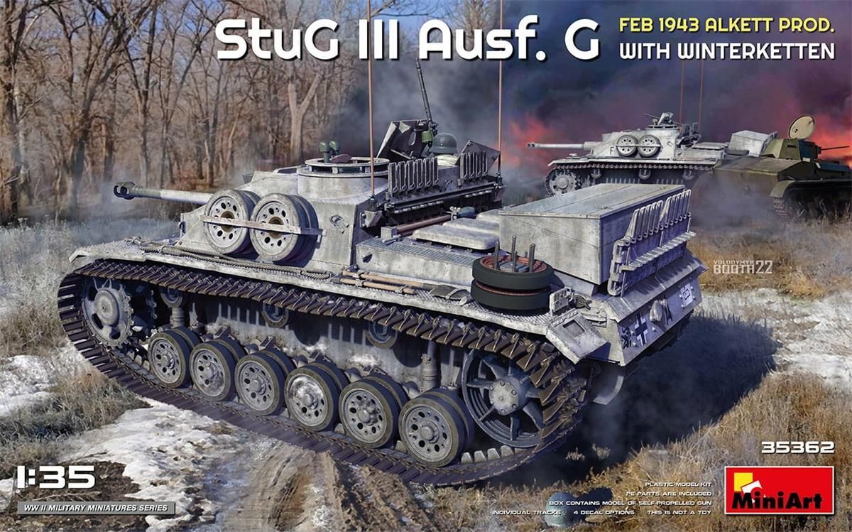 Miniart 35362 1:35 Stug Iii Ausf G Feb 1943 Alkett Prod With ...