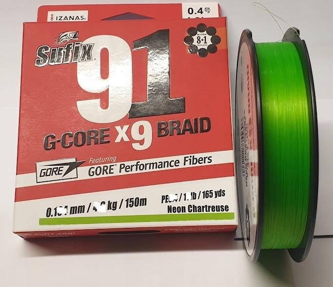 Sufix Plecionka 91 G Core X9 Braid 0,165Mm 150M Neon Chartreuse WĘD012429 - Ceny i opinie - Ceneo.pl