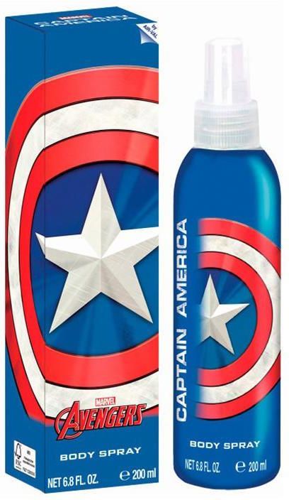 Marvel Perfumowany Spray Dla Dzieci Avengers Capitan America Body 200Ml ...