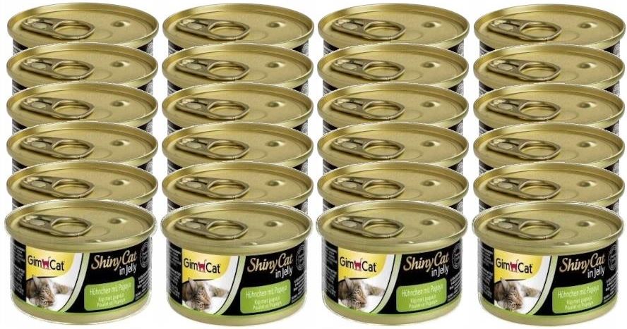 Karma gimcat Kurczak Papaja galaretka 70g Zestaw 24 Szt - Ceny i opinie - Ceneo.pl