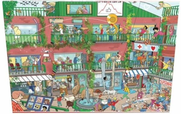 Goliath Games Puzzle Wacky World Stay Safe 1000El. 918680 - Ceny i ...
