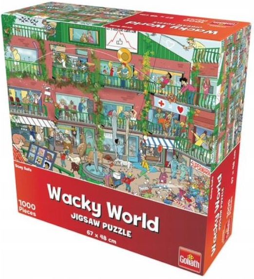 Goliath Games Puzzle Wacky World Stay Safe 1000El. 918680 - Ceny i ...