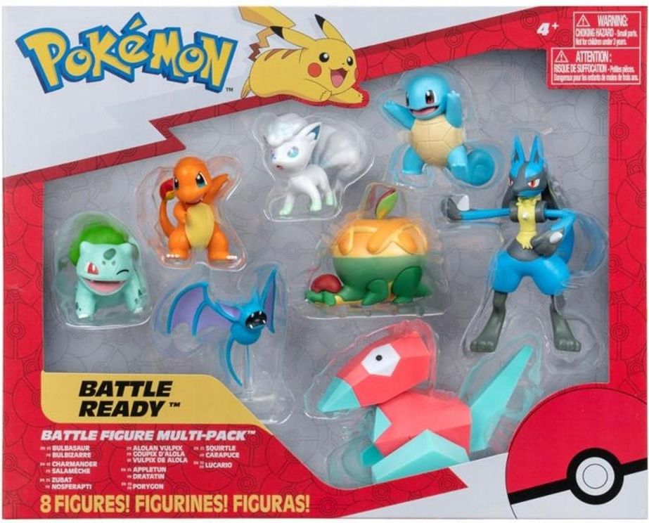 Jazwares Pokemon Battle Ready Zestaw 8 Figurek Pkw3063 - Ceny i opinie ...