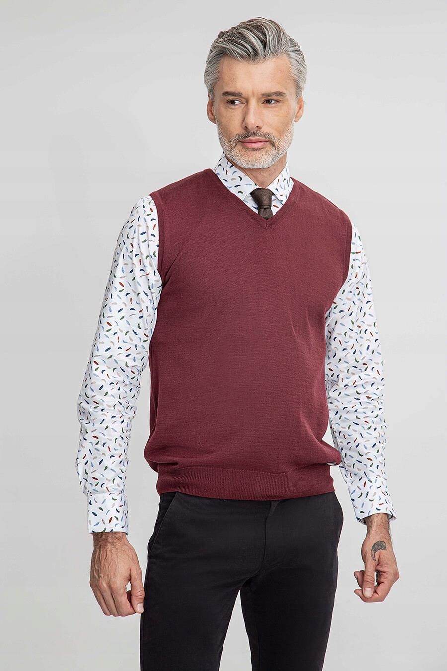 Czerwony pulower z wełny merino - Ceny i opinie - Ceneo.pl