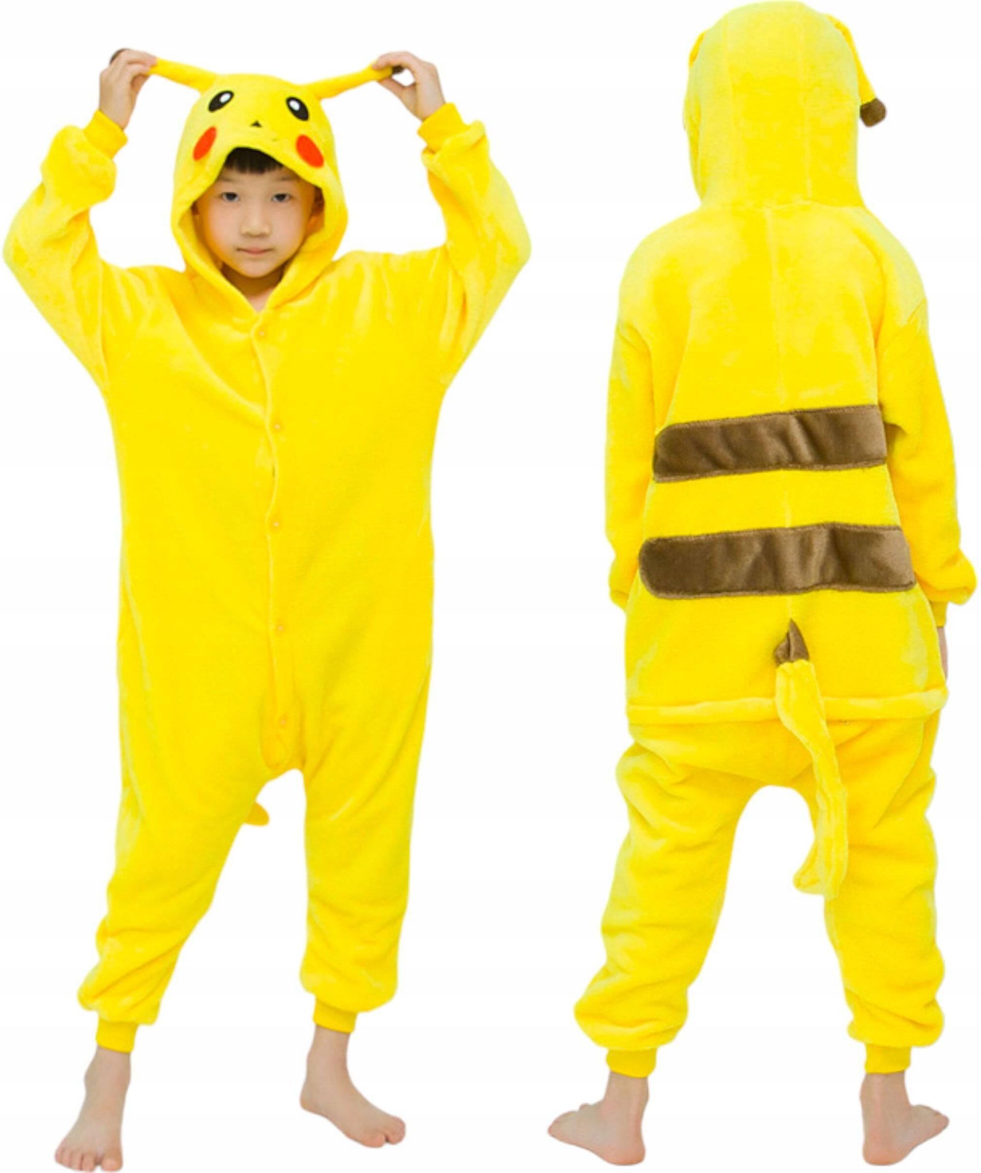 Toys Strój Pikachu Przebranie Dla Dzieci Pokemon Kostium Pluszowy ...