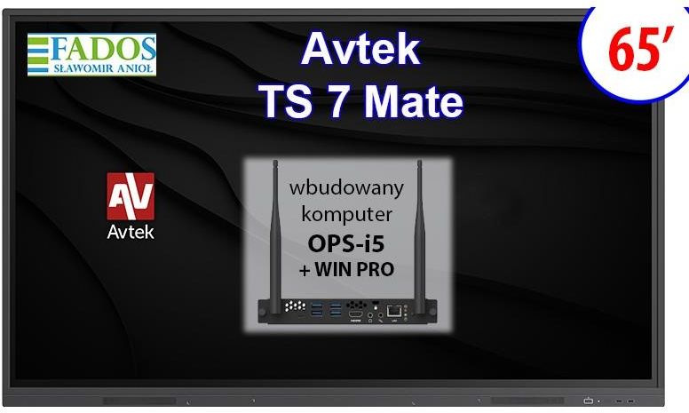 Tablica interaktywna Avtek Monitor Interaktywny St 7 Mate 65 4K Ops I5 (1TV258) - Ceny i opinie ...