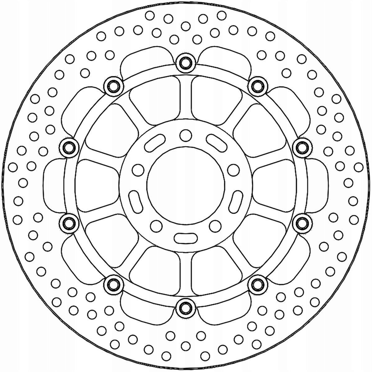 Części motocyklowe Moto-Master Tarcza Pływająca Alu Floating Series ...