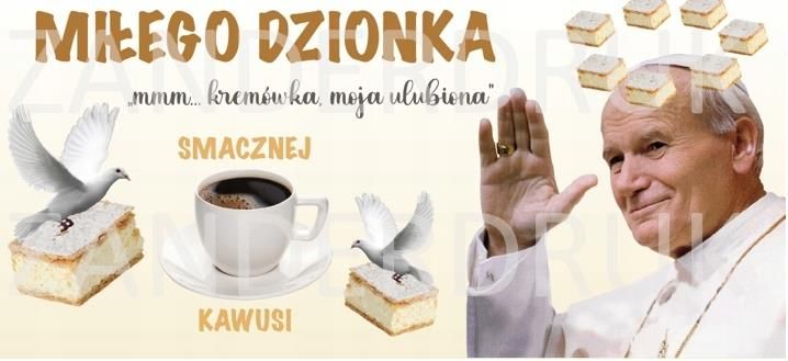 Kubek Papież Jan Paweł Ii Kremówki Wadowice Kawa - Opinie i atrakcyjne ...