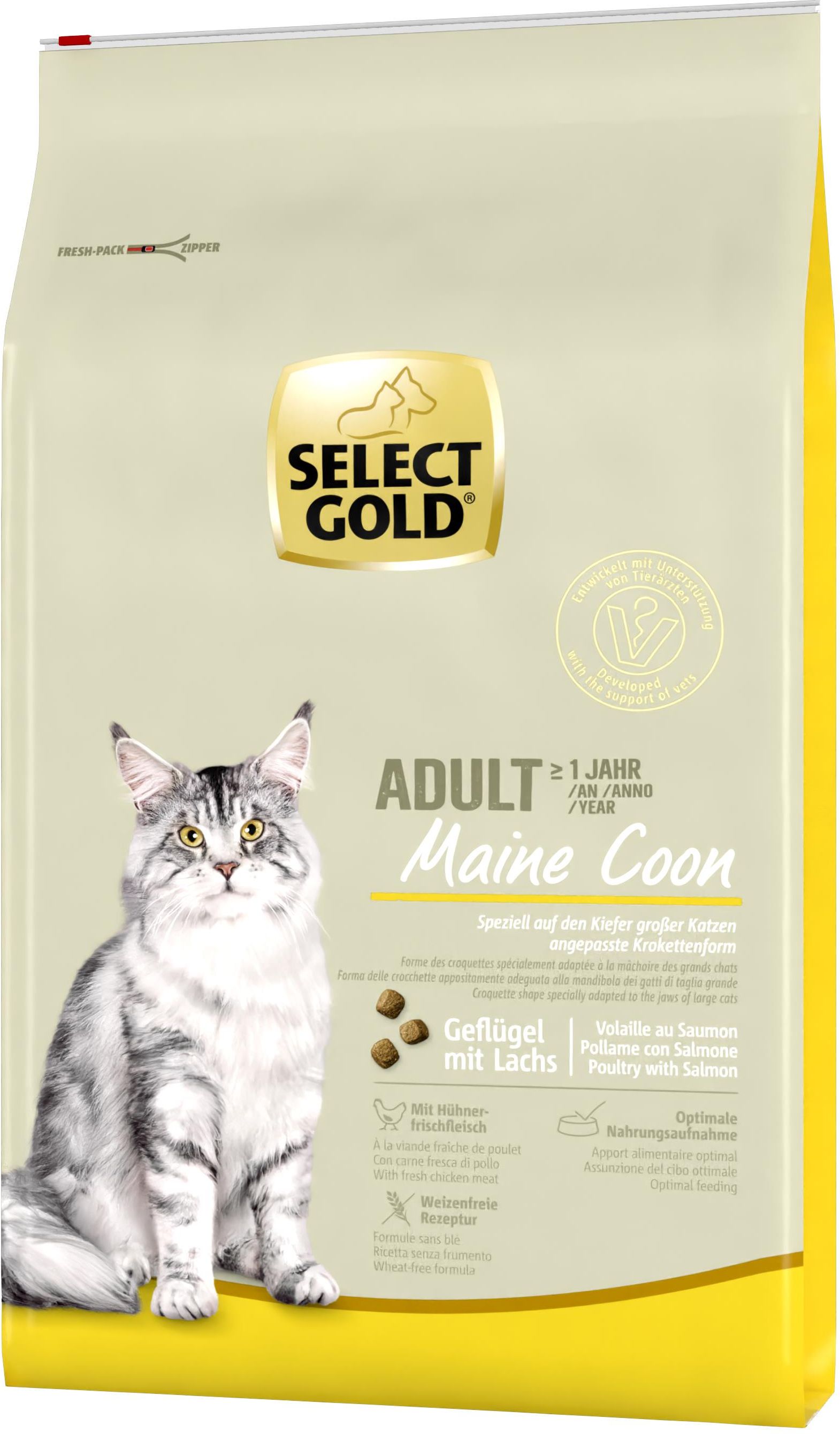 Karma Select Gold Maine Coon Adult Drób Z Łososiem 7kg - Ceny i opinie ...