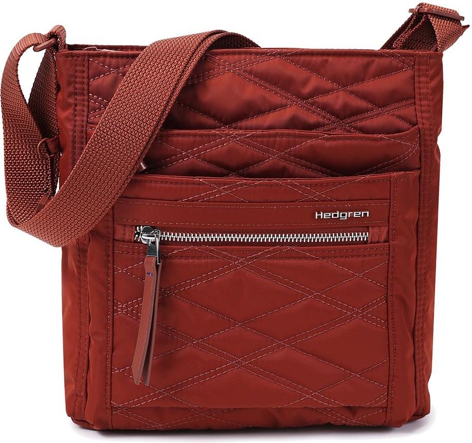Torebka na ramię Hedgren Orva Crossover RFID - new quilt brandy brown ...