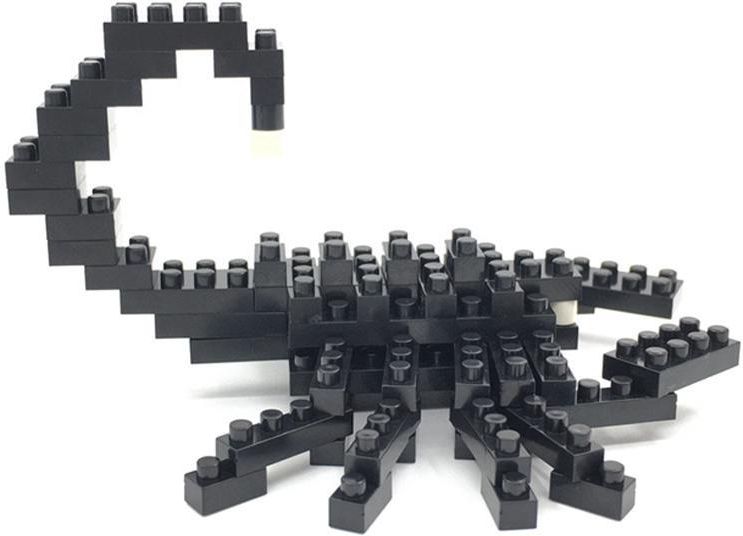 Kazi Simple Level Scorpion Model Micro Size Building Blocks - ceny i ...