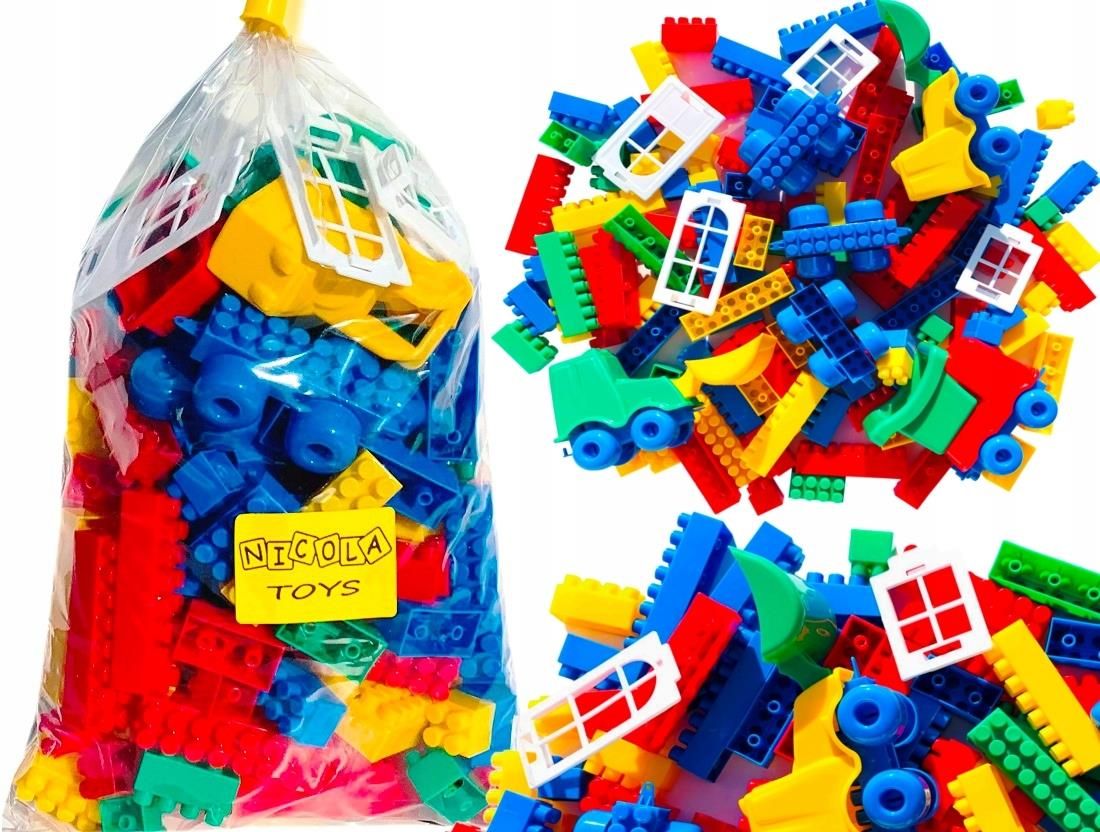 Nicola Toys Kolorowe Klocki Konstrukcyjne Tradycyjne 0031 - ceny i ...