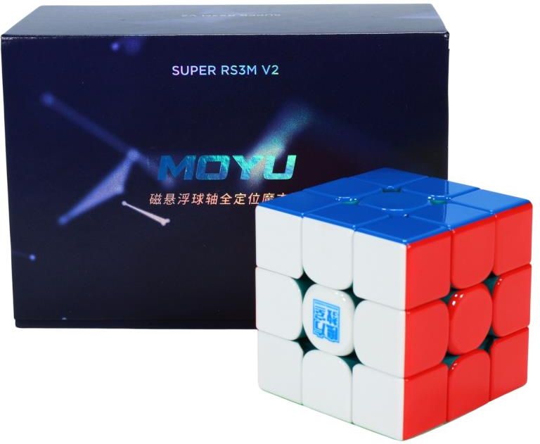 MoYu MoFangJiaoShi Super RS3M V2 UV Ball-Core 3x3 Stickerless Bright ...