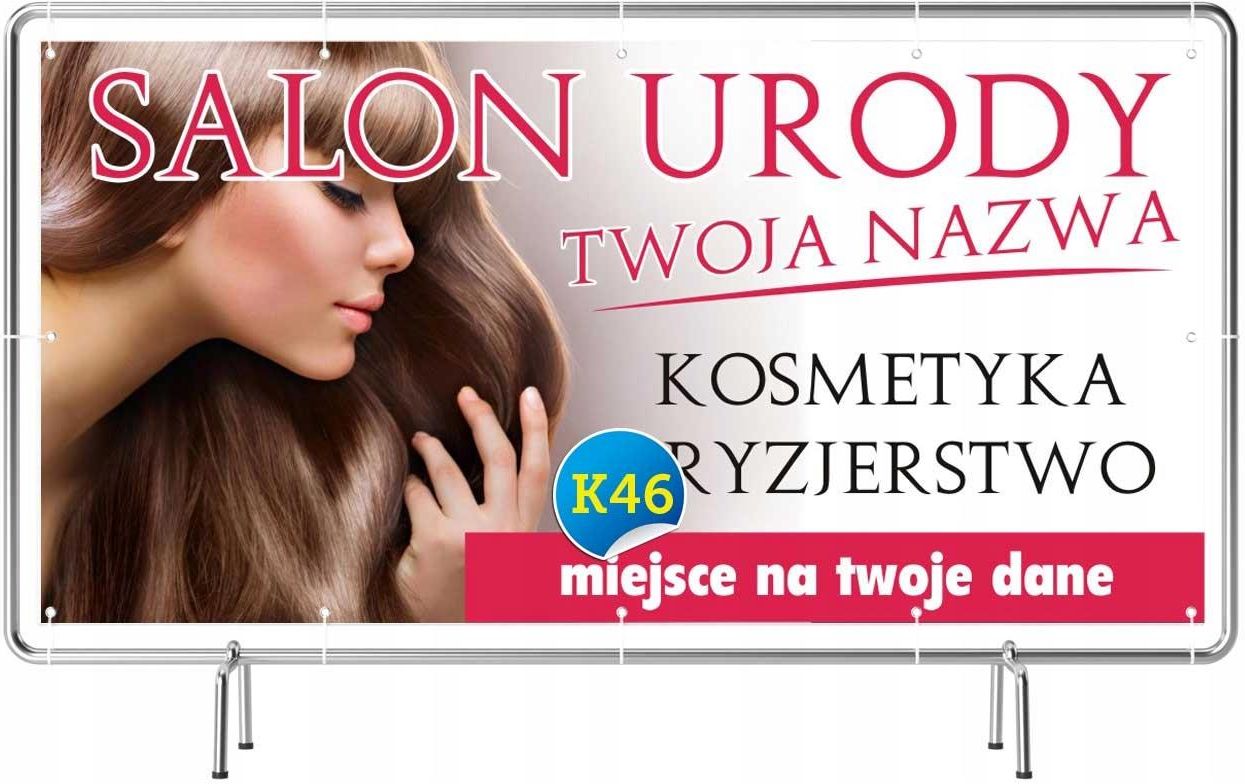 Baner Reklamowy 2X1 Salon Urody Projekt - Ceny i opinie - Ceneo.pl