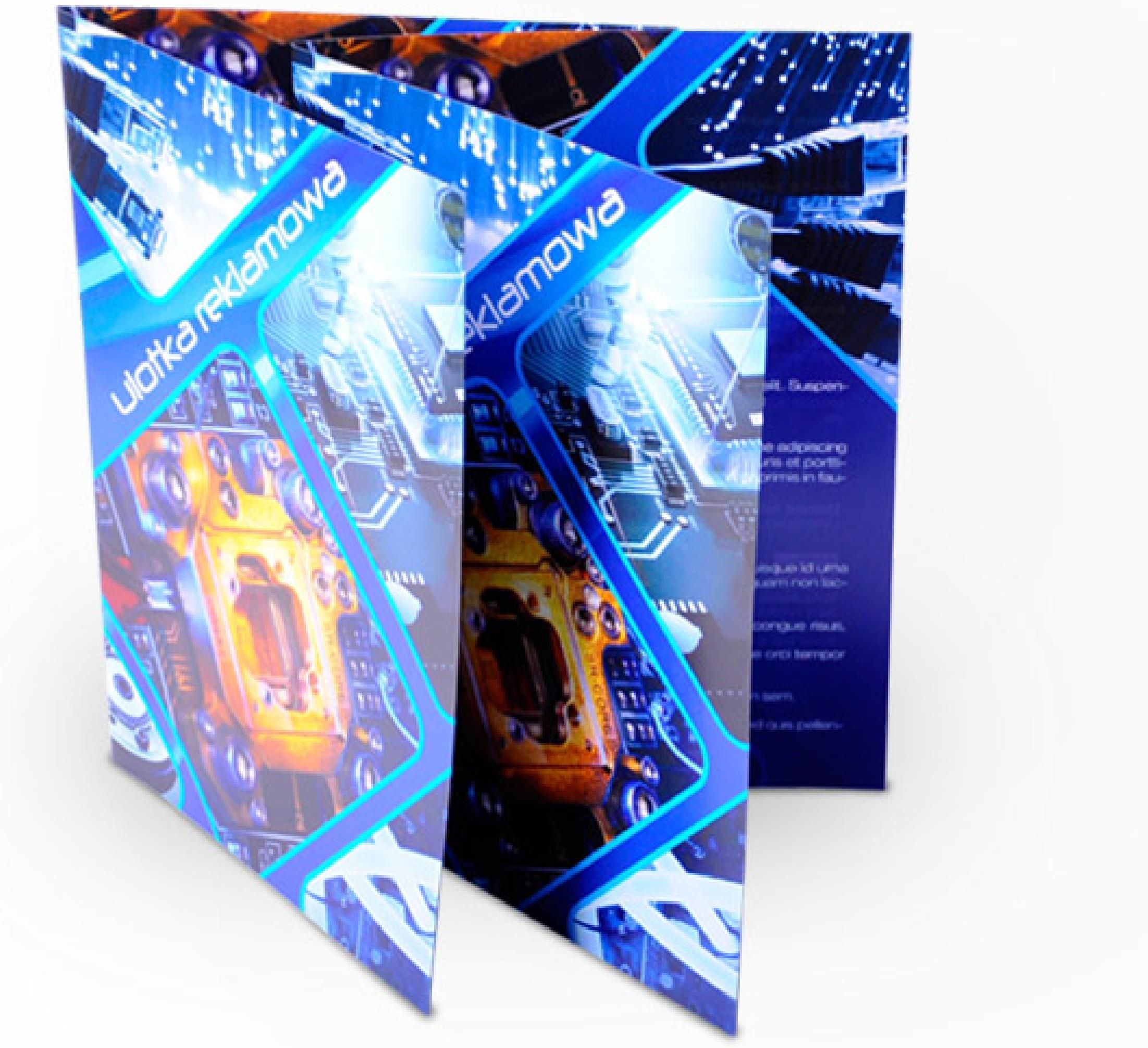 Ulotki Dwustronne Składane A5 Do A6 Kreda Błysk 130G 1000 Sztuk - Ceny i opinie - Ceneo.pl