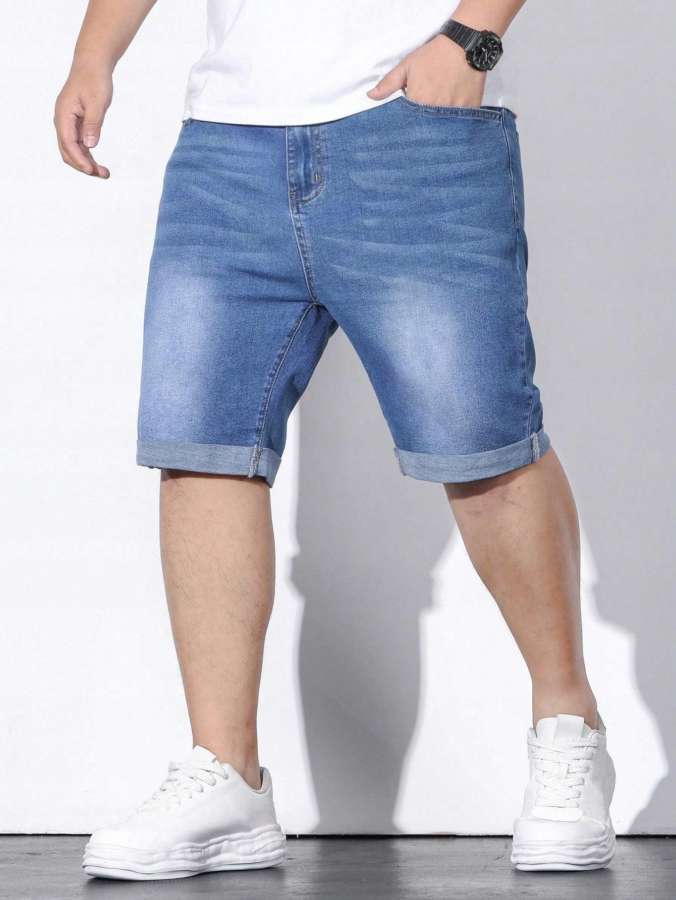 Jeans Do Kolan 25R NF9__5XL Shein Niebieskie Proste Spodenki - Ceny i ...