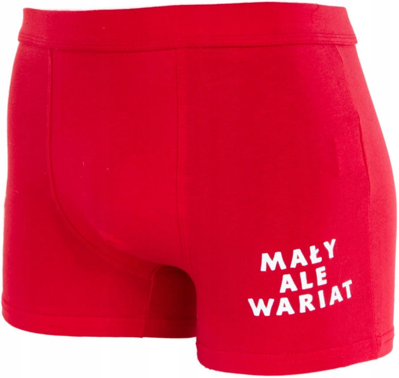 Śmieszne bokserki Wariat z granatem czerwone, XXL - Ceny i opinie ...