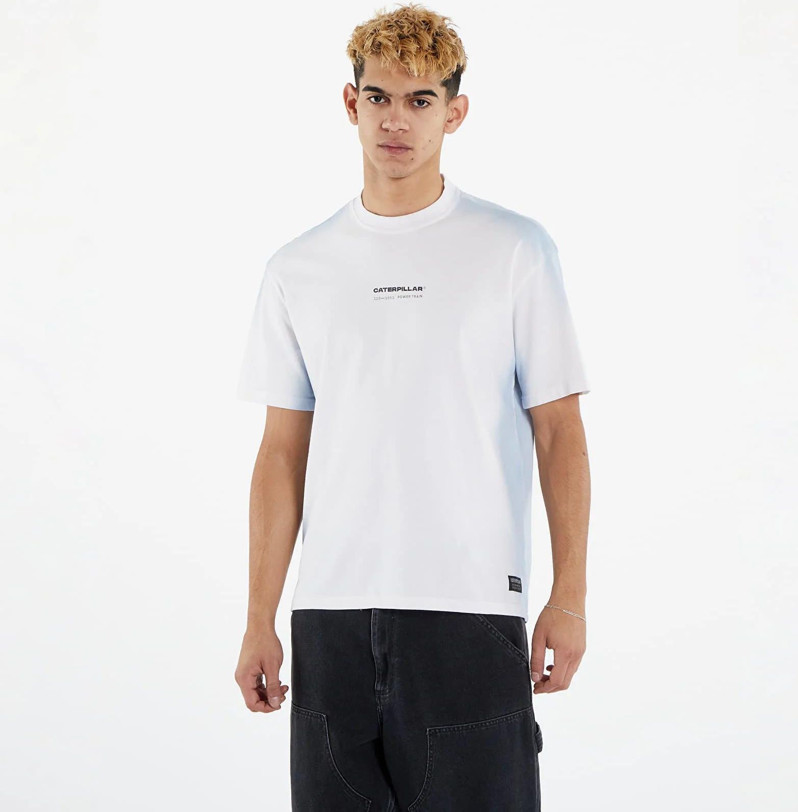 CATERPILLAR Freeze Tee White/ Light Blue - Ceny i opinie - Ceneo.pl