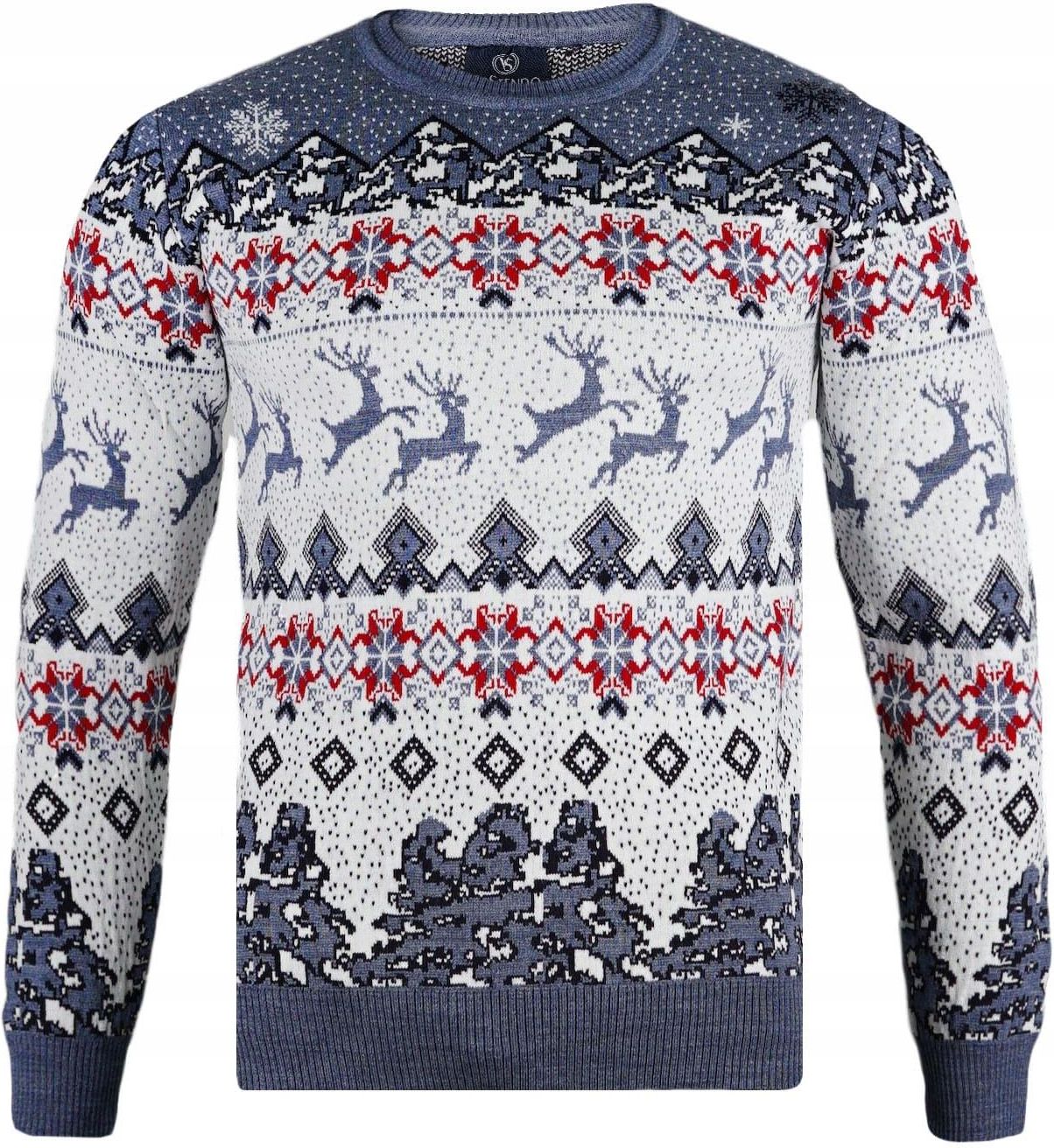 Sweter świąteczny męski wzór norweski rozmiar L - Ceny i opinie - Ceneo.pl