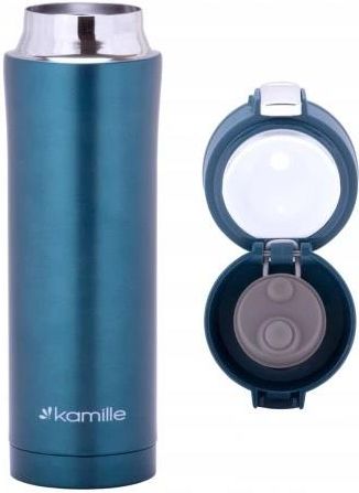 Kamille Kubek Termiczny 450Ml Turkus Termos Butelka Bidon Niezbędnik Harcerski - Ceny i opinie ...