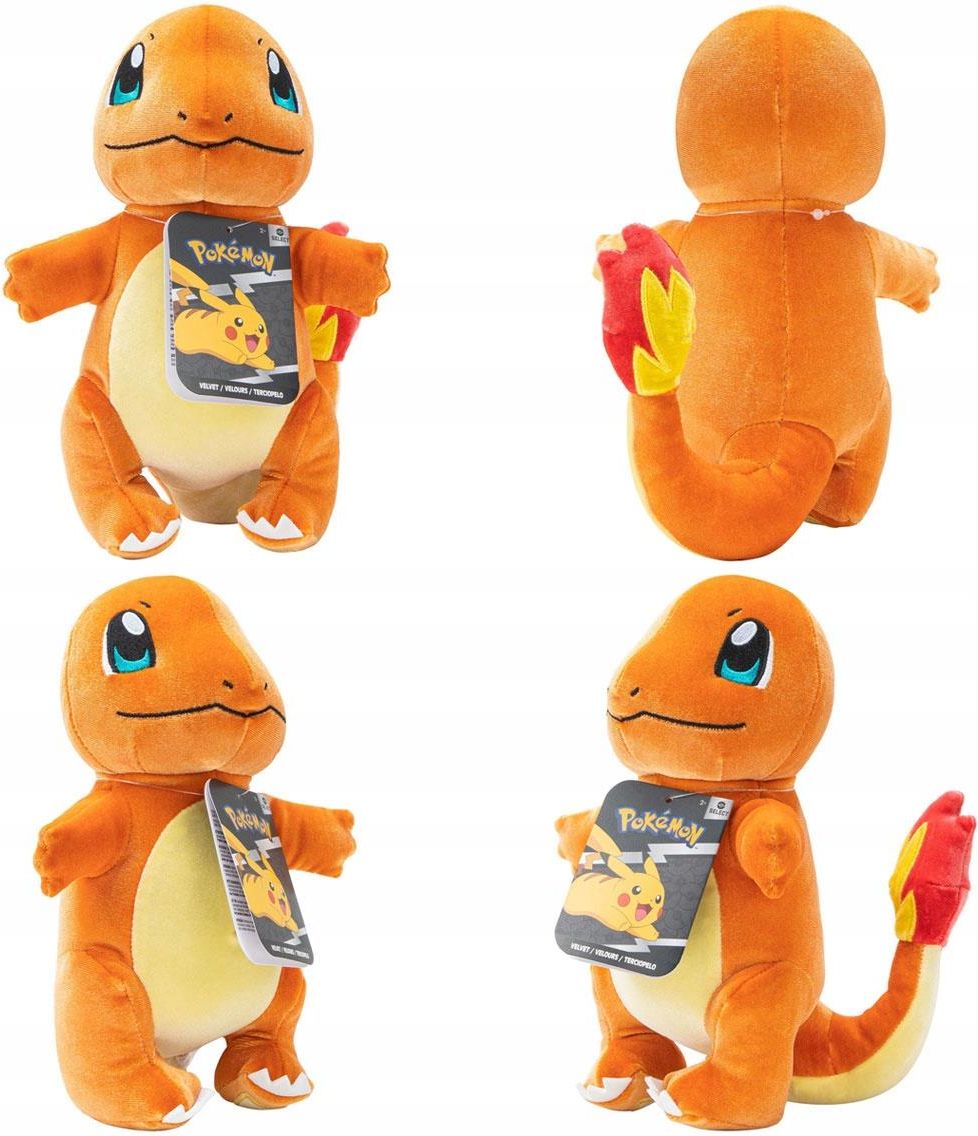 Jazwares Pokemon Charmander Oryginalna Maskotka Pluszak Select Velvet ...