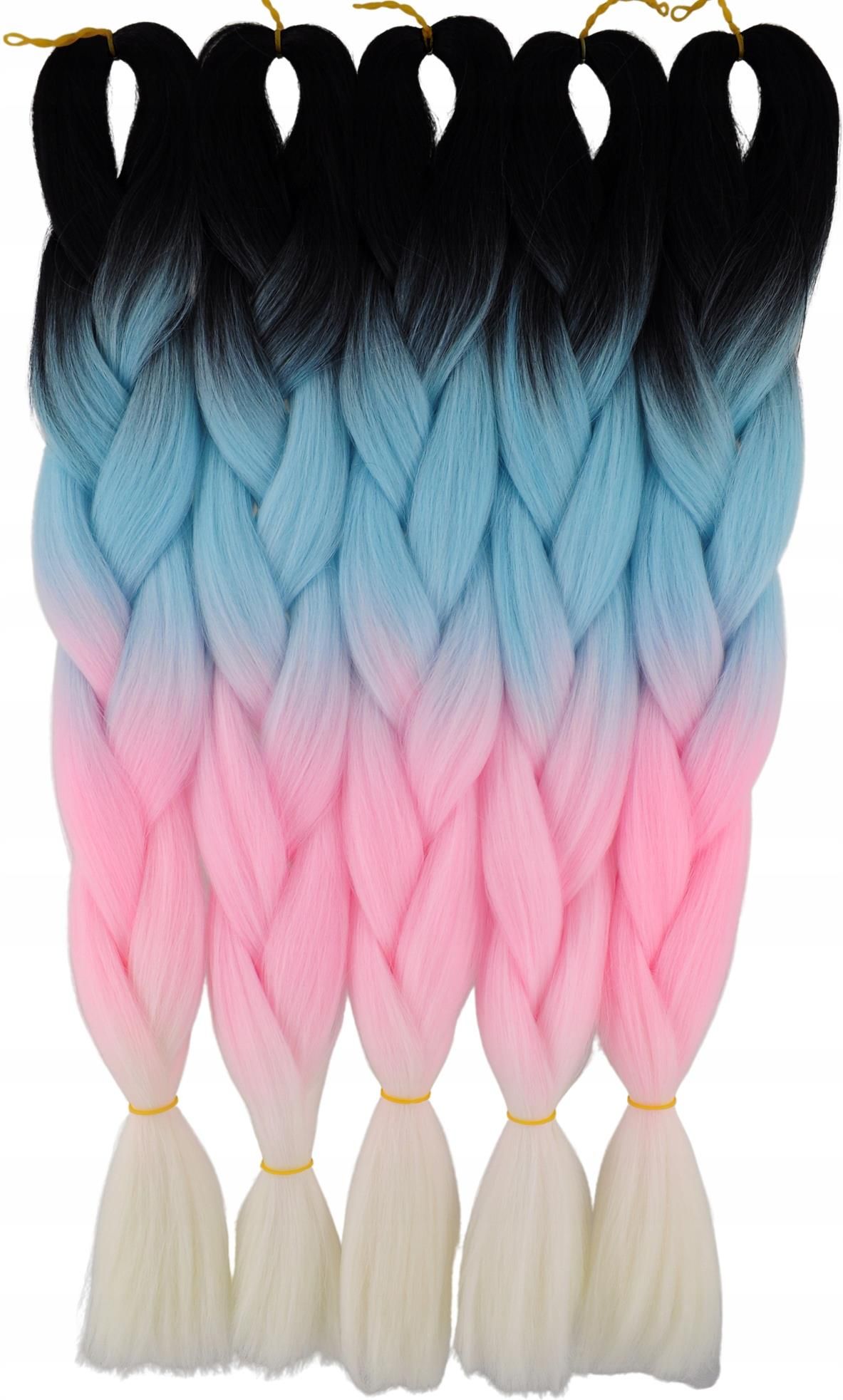 Włosy Syntetyczne Proste Kolorowe Warkocze 4K.010 - Opinie i ceny na ...