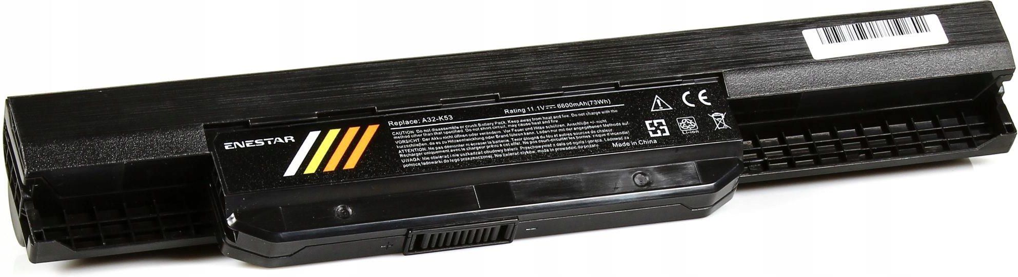 Bateria do laptopa Enestar 6600mAh do Asus K53Z-SX069 (142041369 ...