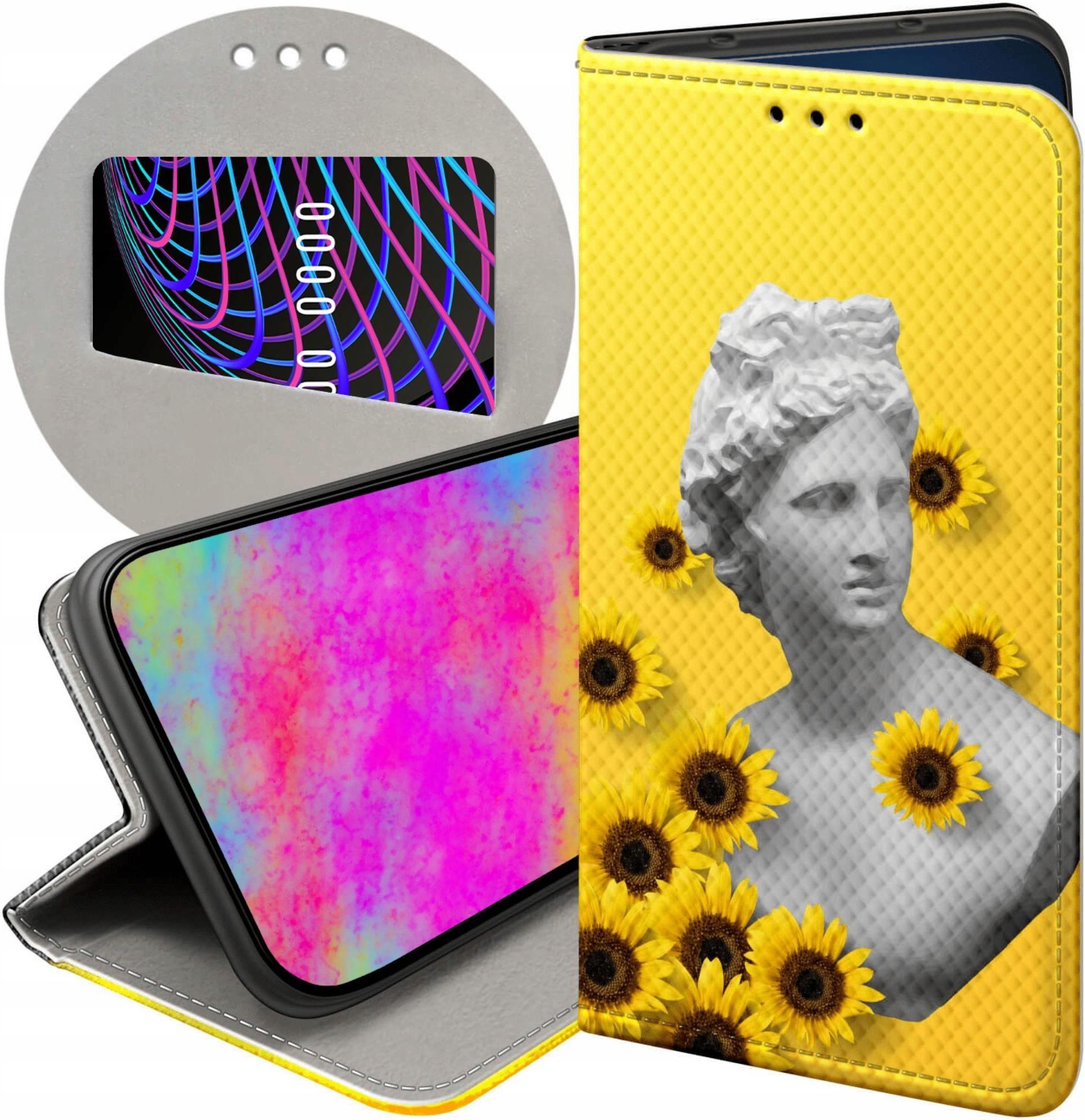 Hello Case Etui Z Klapką Do Huawei P10 Żółte Słoneczne Yellow Futerał ...
