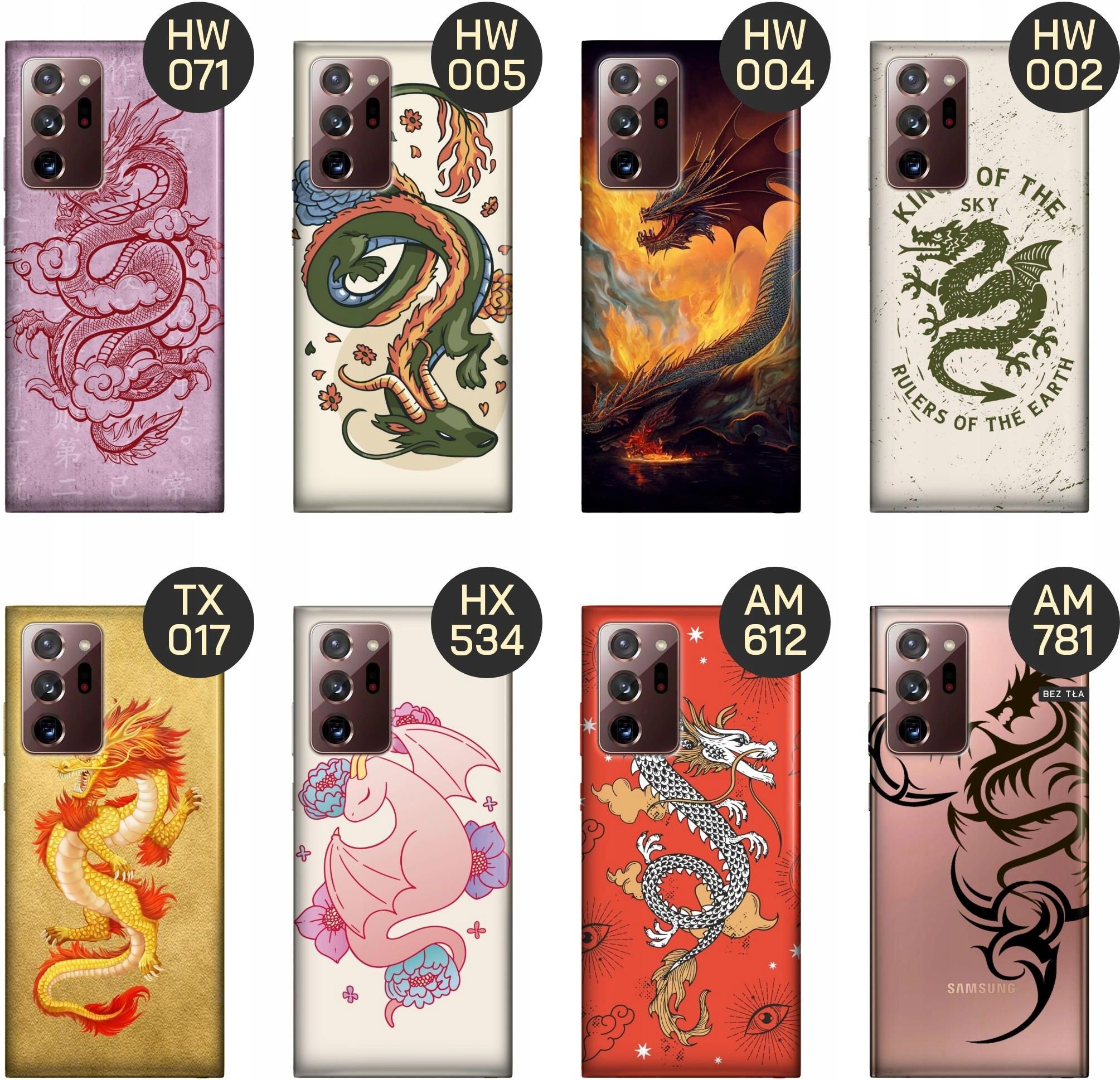 Hello Case Etui Do Samsung Galaxy Note 20 Plus Smoki Dragon Taniec ...