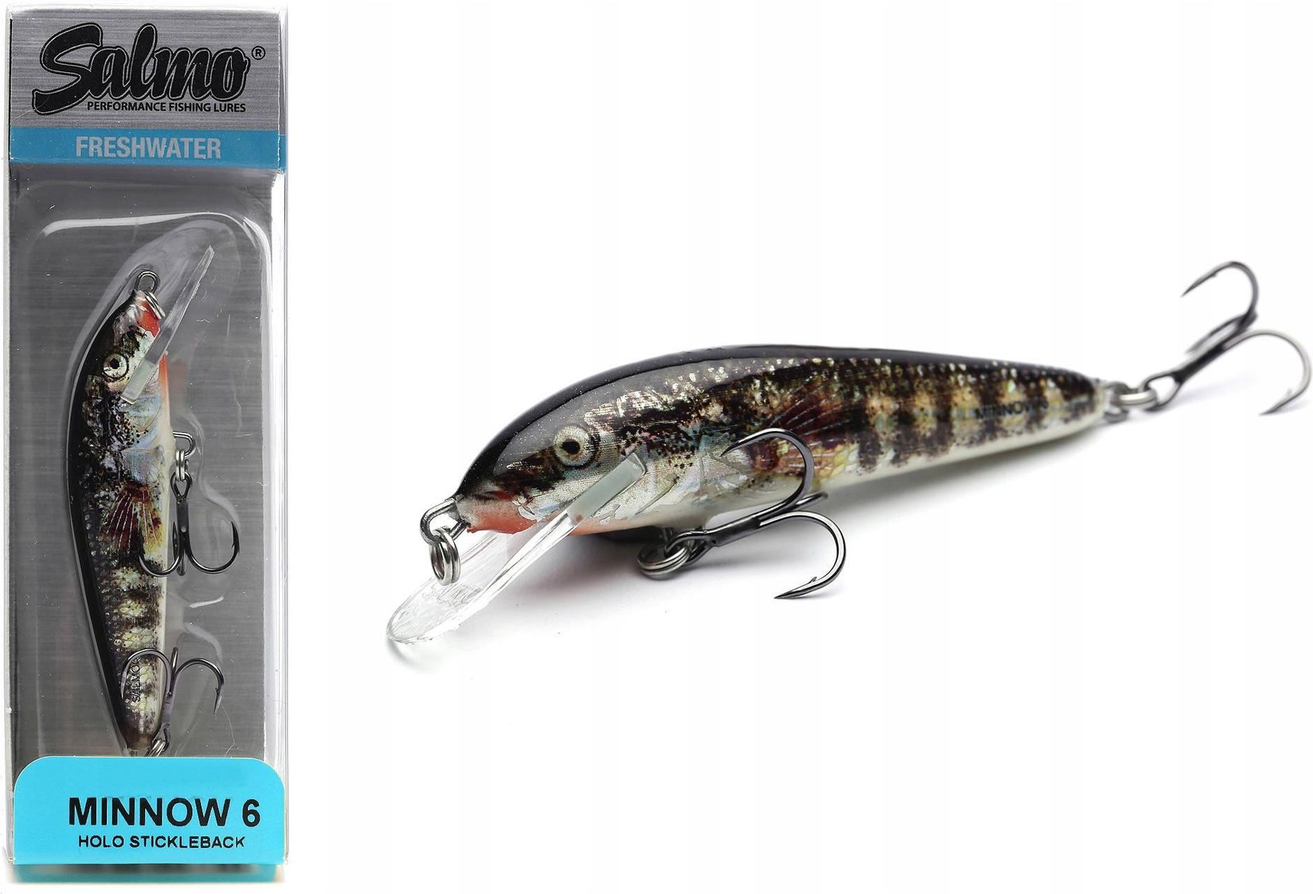 Salmo Wobler Minnow Sinking 5 5G Holo Stickleback QMW201 - Ceny i ...