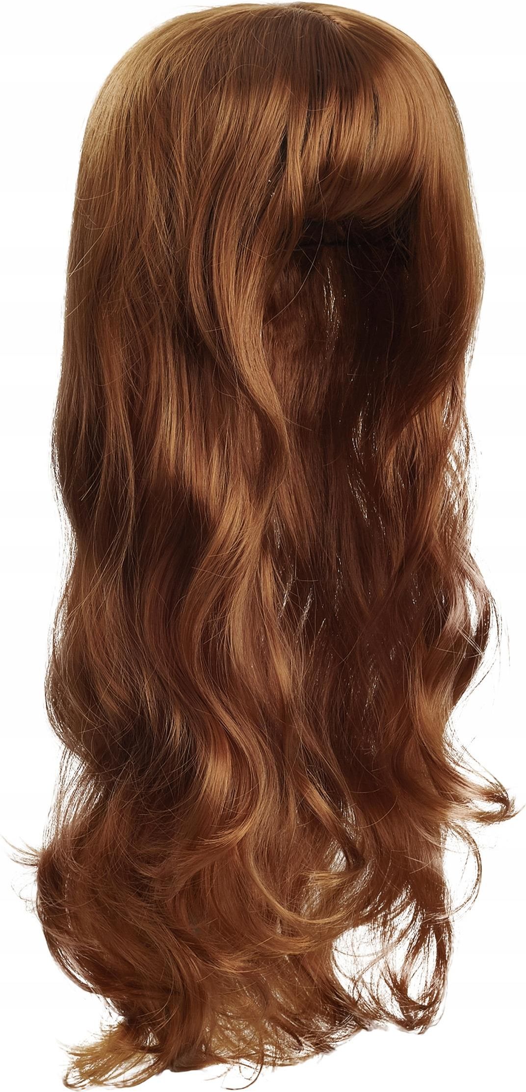 Nothing But Love Peruka Ruda Włosy Długie Kręcone Z Grzywką - Ceny i ...