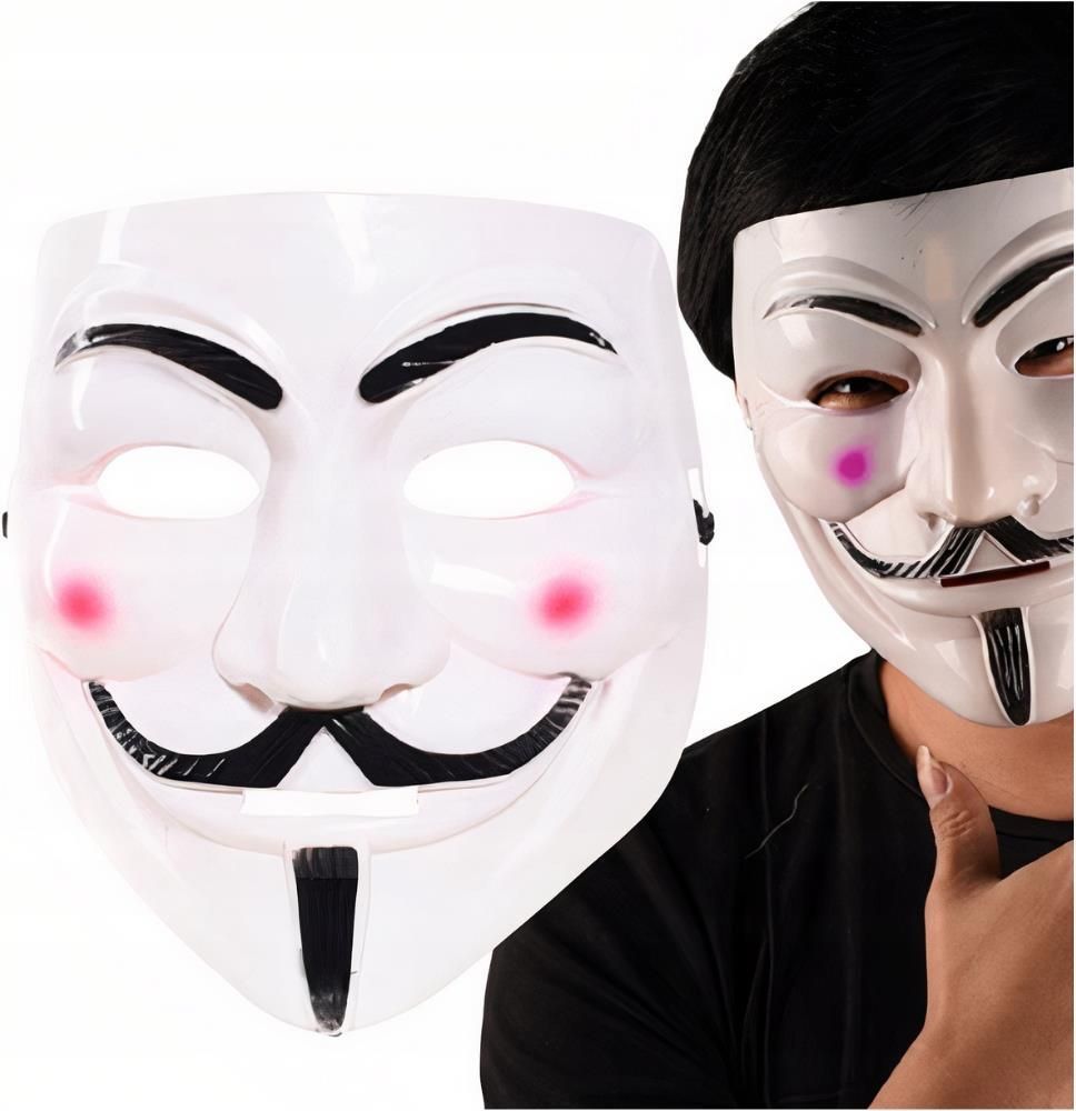 Jamko Maska Anonymous Vendetta Biała Maska Przebranie - Ceny i opinie ...