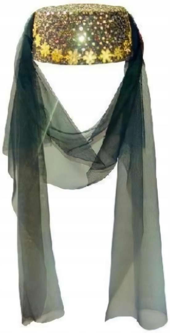 Party Tino Czapka Arabska Arabka Czarna Złota Damska Tancerka - Ceny i ...