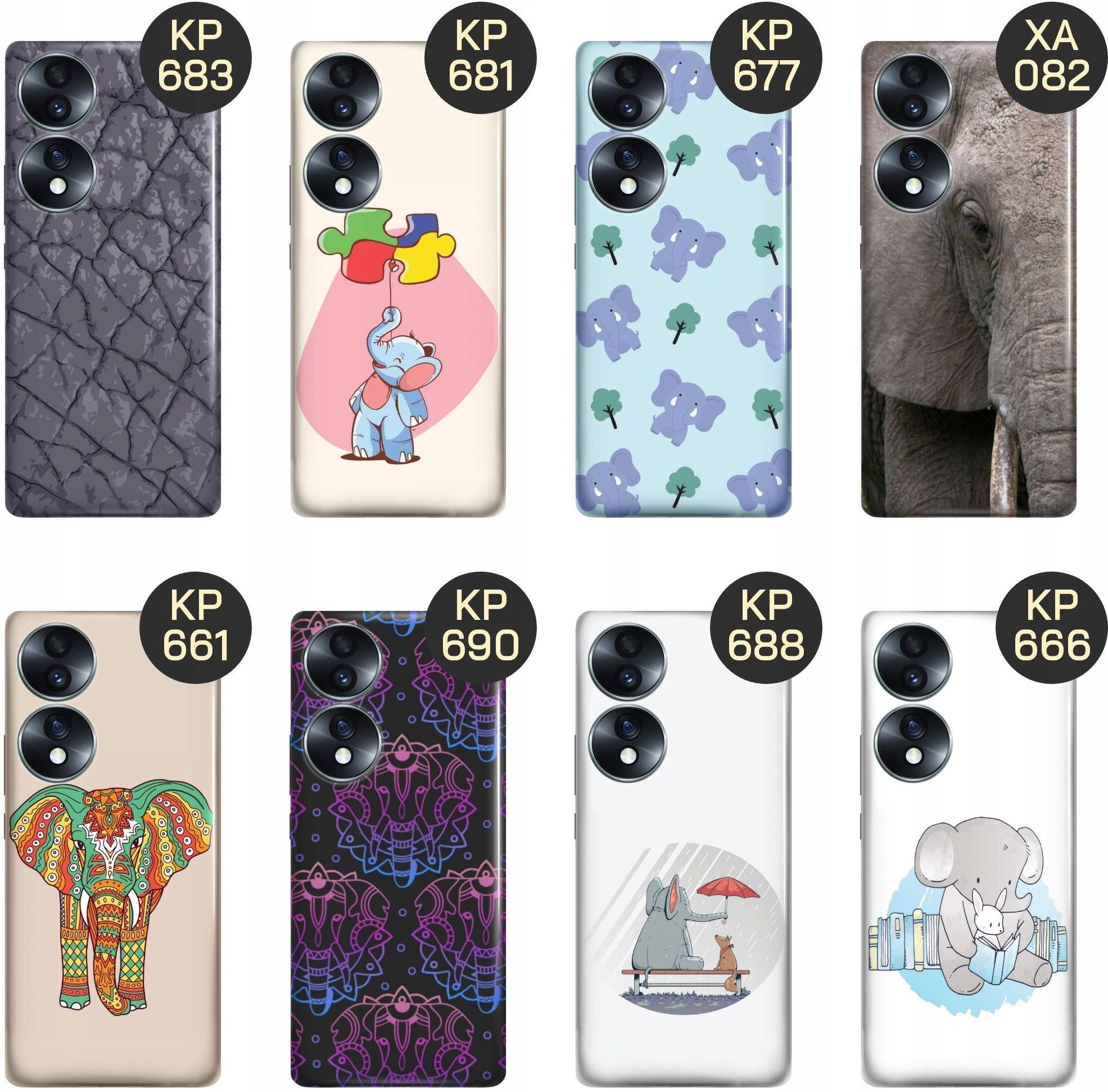 Hello Case Etui Do Huawei Honor X8 5G X6 70 Lite Słoń Słonie - Etui na ...