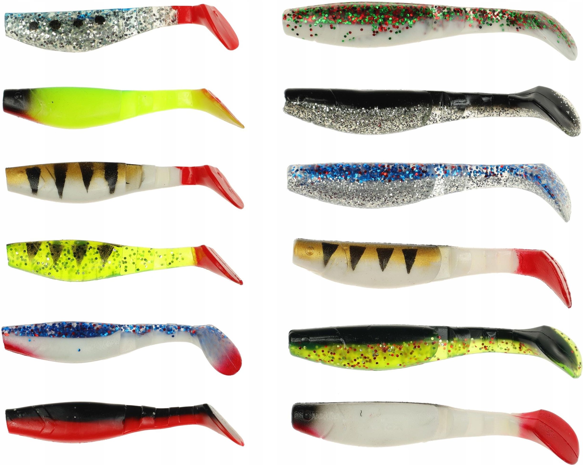 Fl Zestaw 12 Szt Guma Kopyto Ripper Przynęta Na Szczupaka Sandacza 10Cm ...