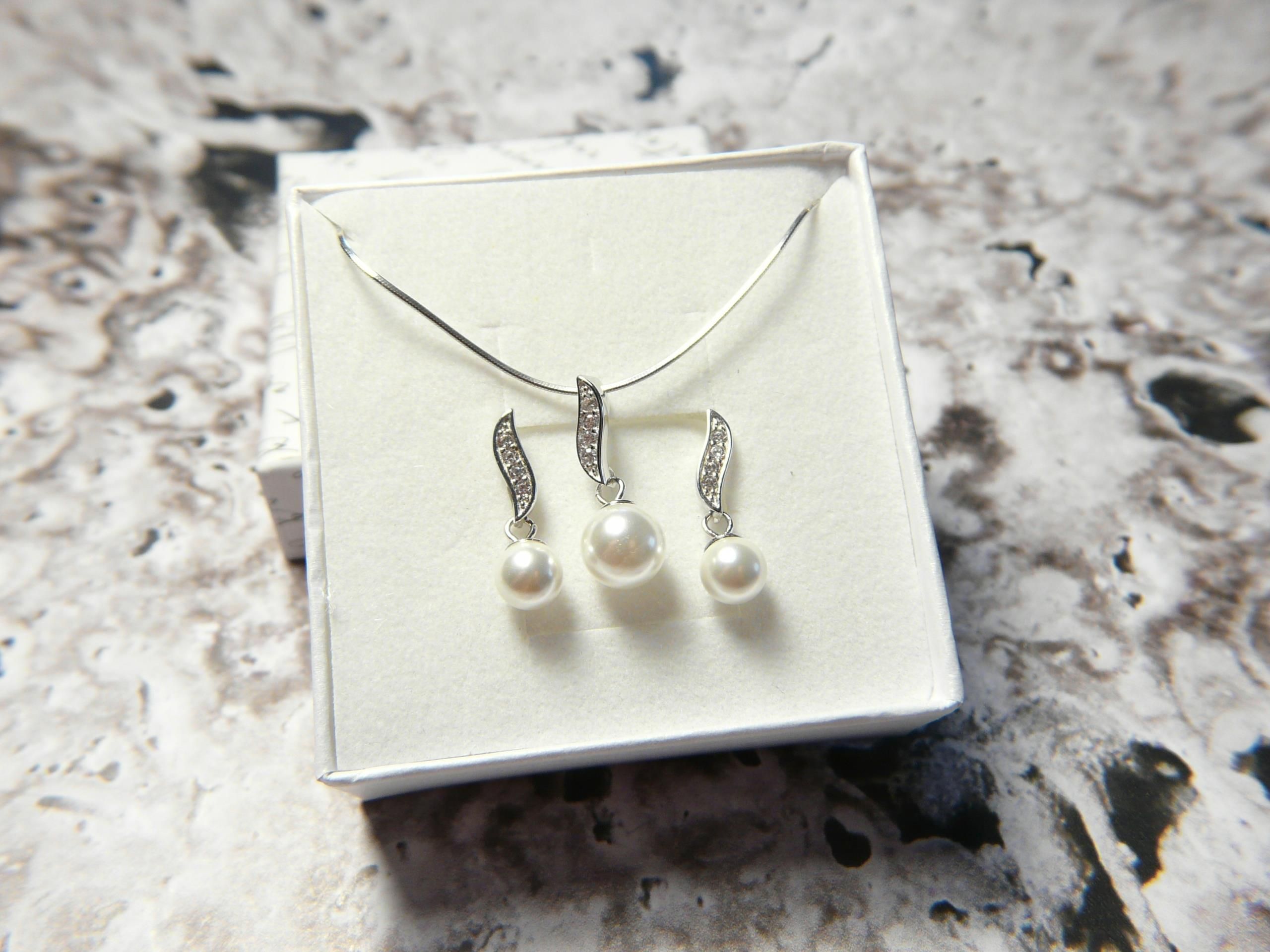 Jogra Art Srebrny Komplet Perły srebro 925 rodowane - Ceny i opinie ...