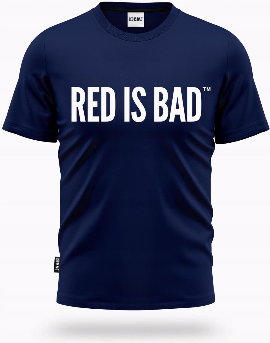 Red is Bad Koszulka męska Klasyk Granatowa L - Ceny i opinie - Ceneo.pl