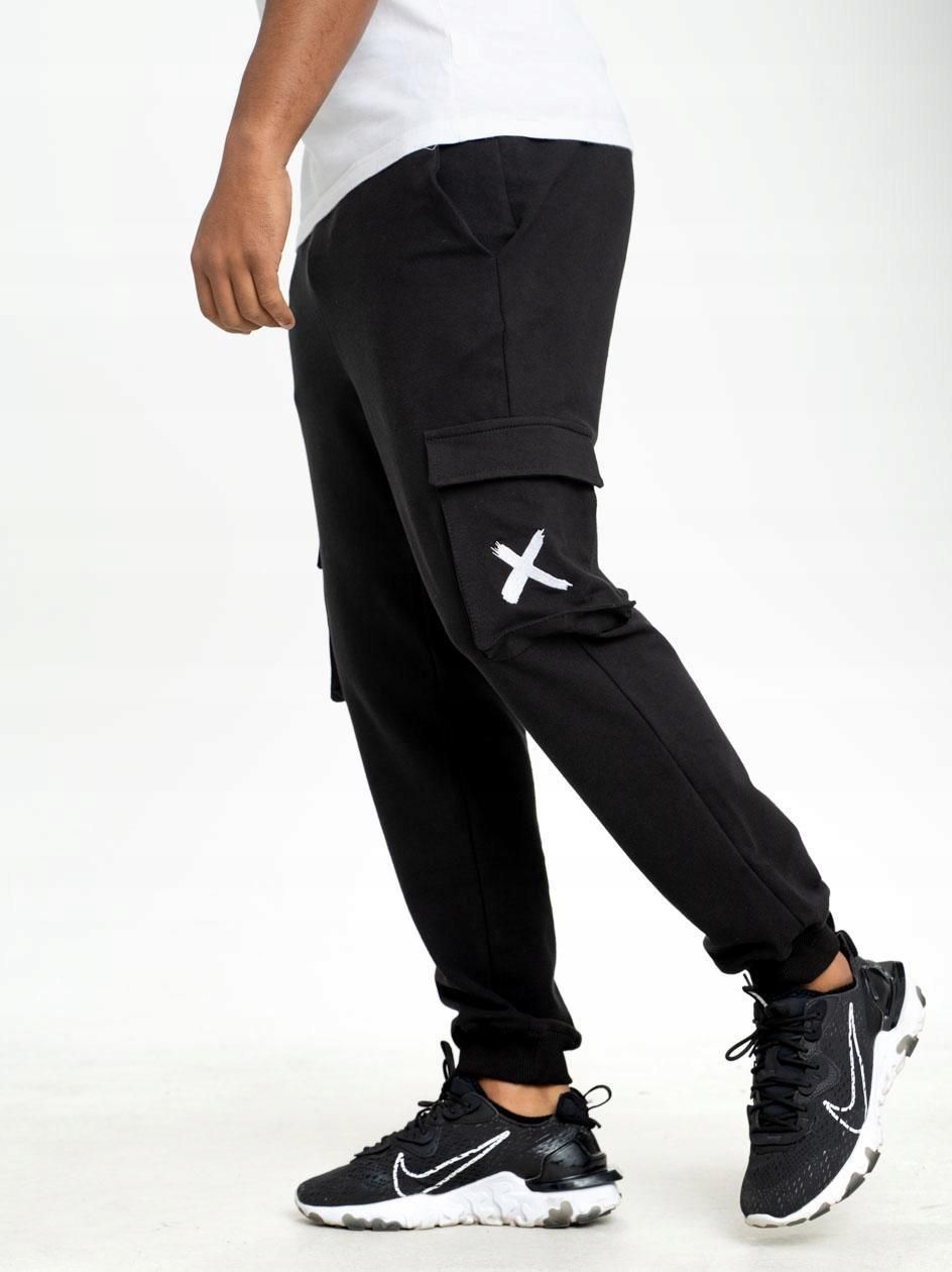 Męskie Spodnie Bojówki Point X Side X Czarne XXL - Ceny i opinie - Ceneo.pl