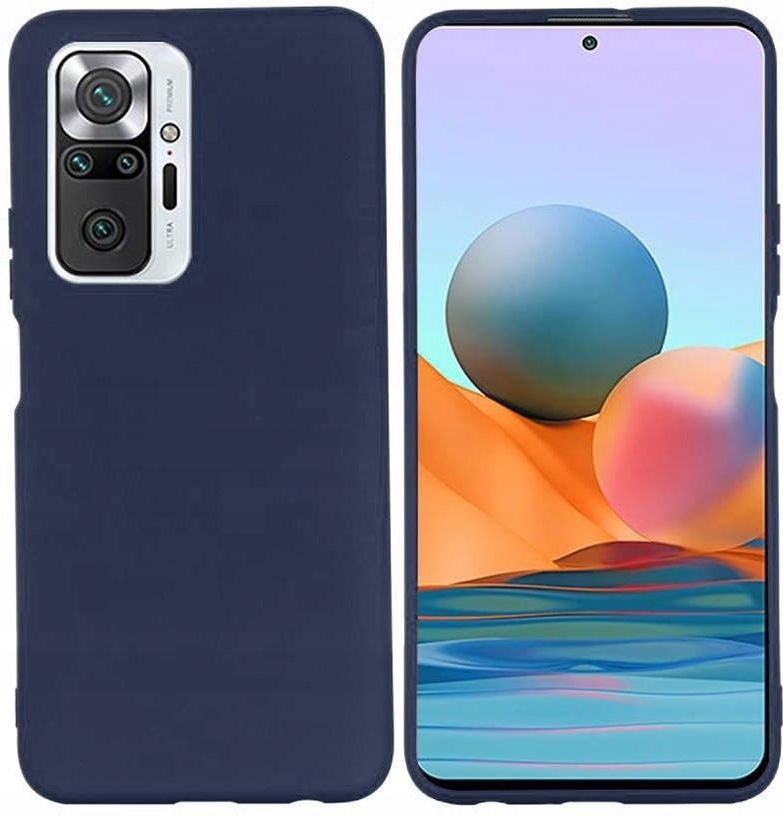 Nemo Etui Xiaomi Czerwonymi Note 10 Pro Silicone Case Elastyczne Silikonowe Granatowe - Etui na ...