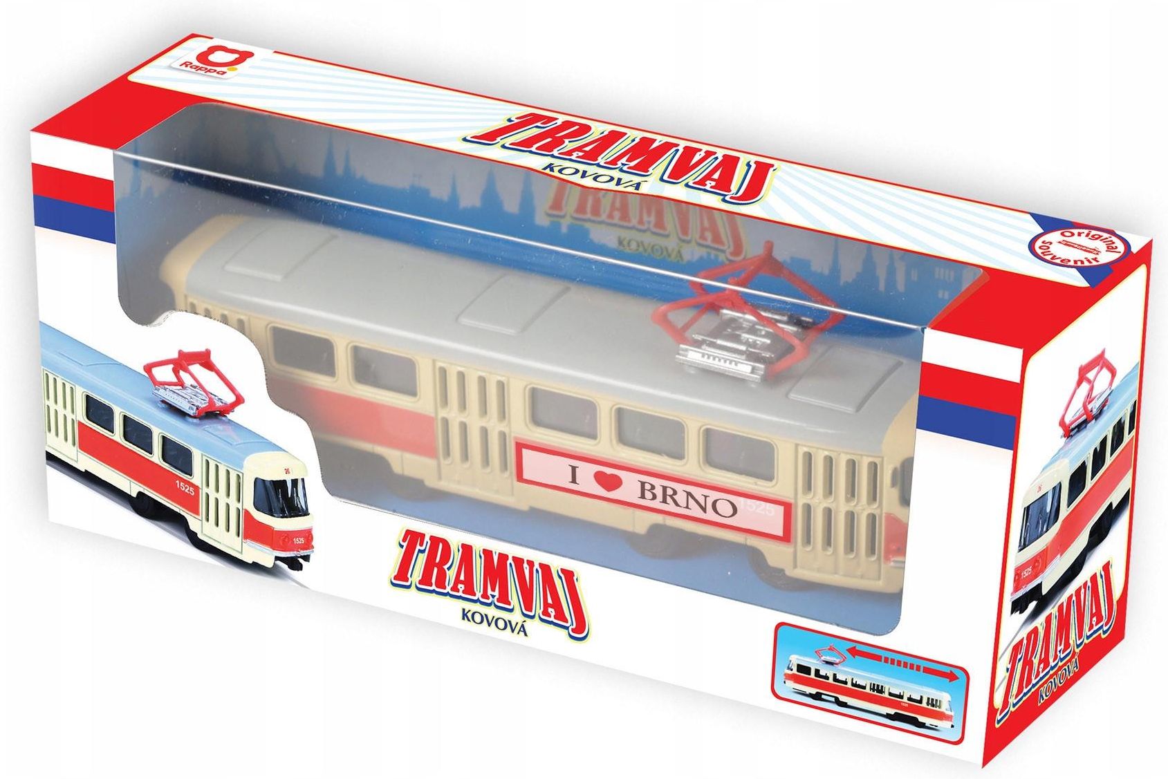 Rappa Czeski Tramwaj Metalowy Retro 16Cm Brno - Ceny i opinie - Ceneo.pl