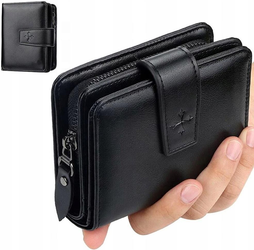 Portfele Produkt Męski Portfel Czarny Na Monety - Ceny i opinie - Ceneo.pl