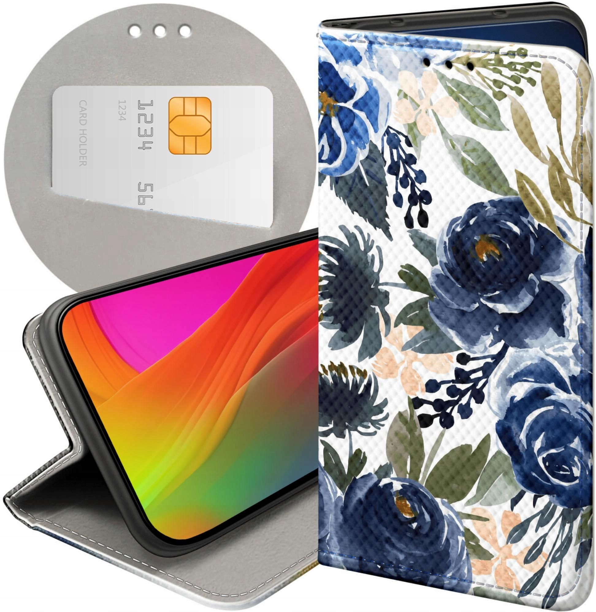 Hello Case Etui Z Klapką Do Alcatel 3 2019 Kwiaty Kwieciste Flower ...