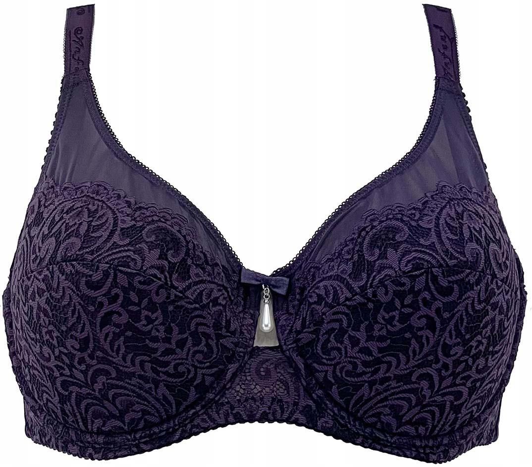 Biustonosz 90C śliwka usztywniany koronka Anfen - Ceny i opinie - Ceneo.pl