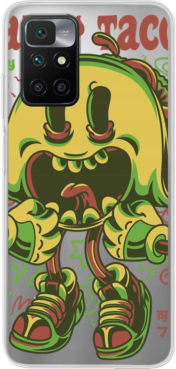 Phone Case Warrior Soft Xiaomi Redmi 10 Happy Tacos - Etui na telefon ...
