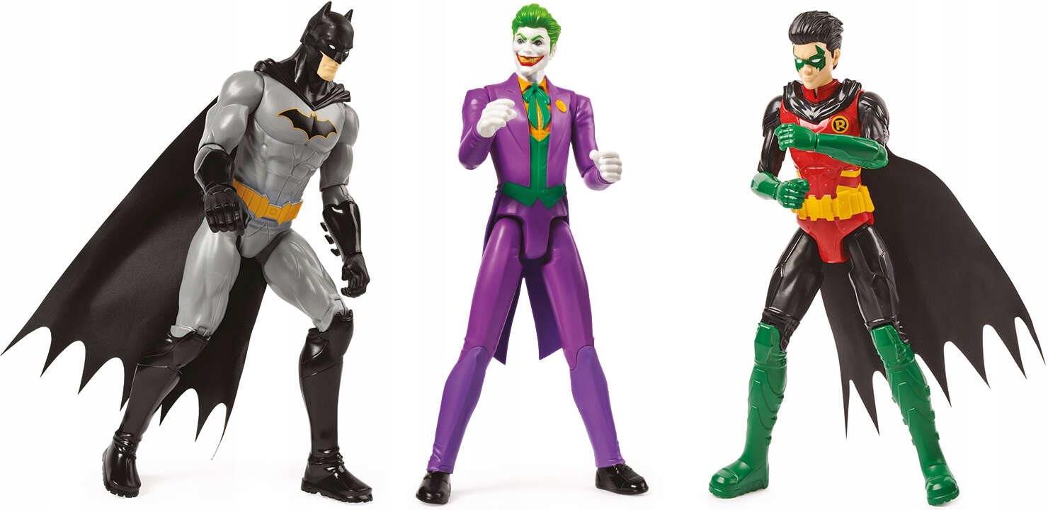 Spin Master Batman Zestaw 3 Figurek Batman Robin I Joker 6064967 - Ceny ...