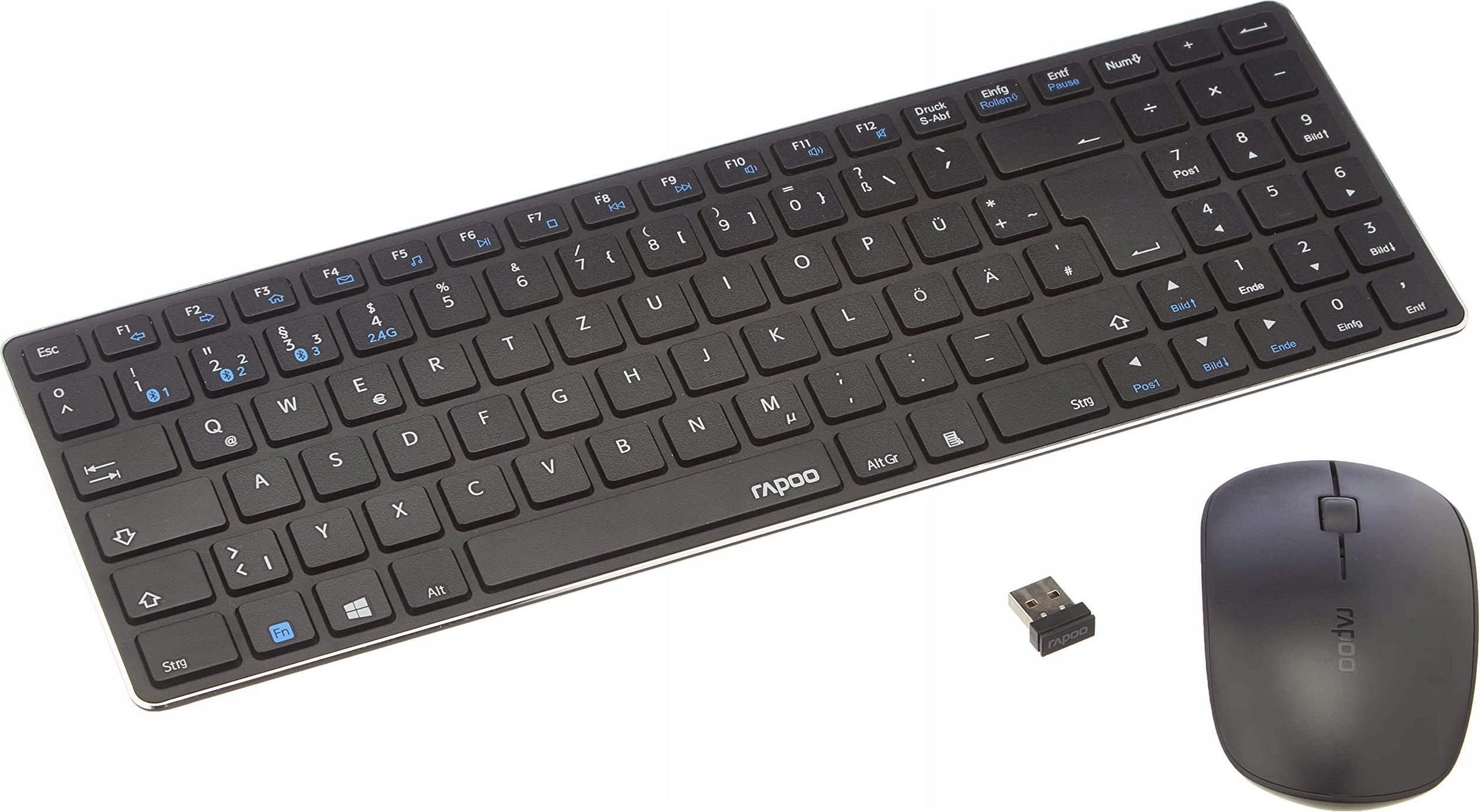 Zestaw klawiatura + mysz Rapoo 9300M (41DB9242A) - Opinie i ceny na ...