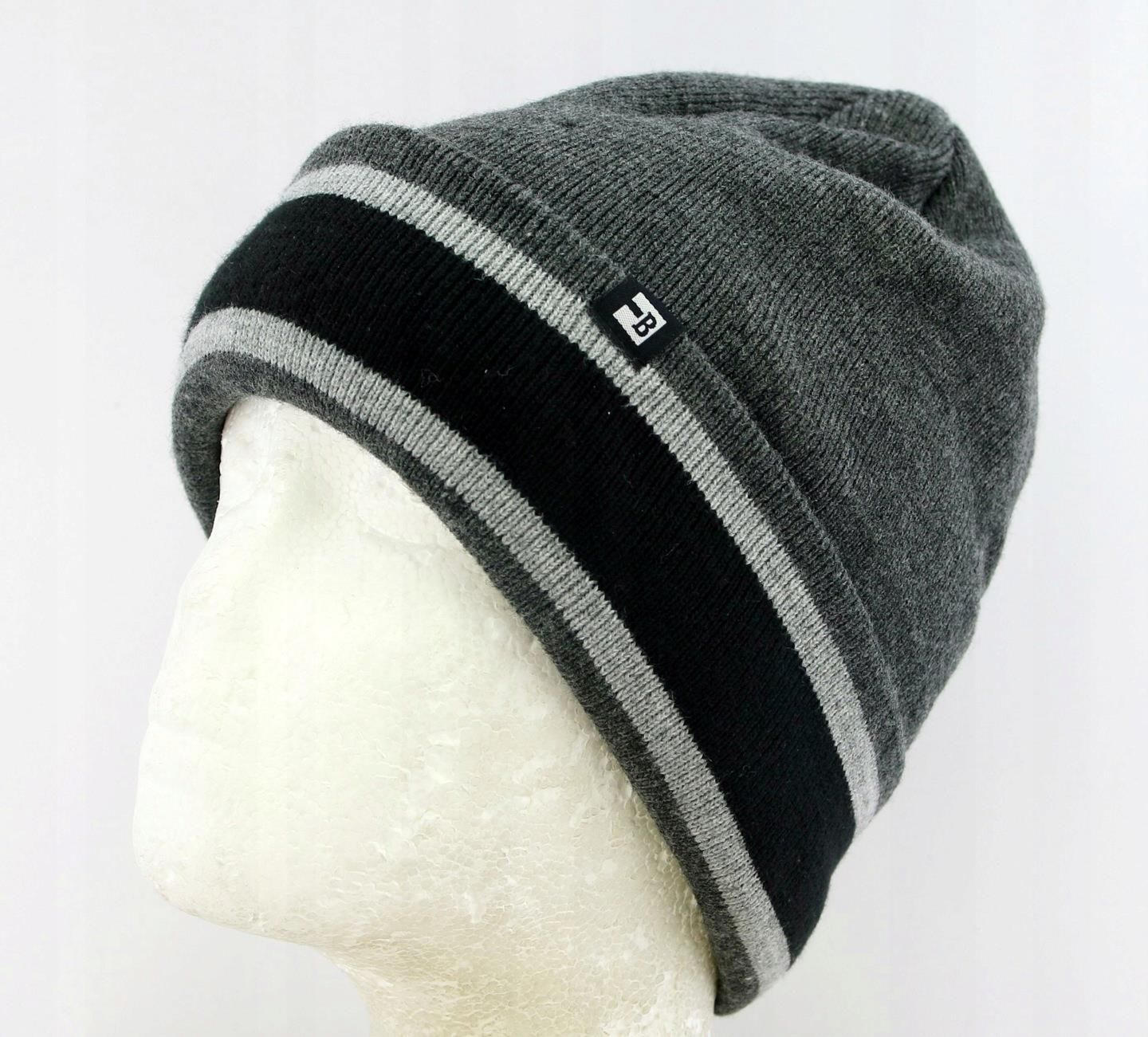 Block Headwear Zestaw młodzieżowy Czapka zimowa 54-58 cm rękawiczki ...