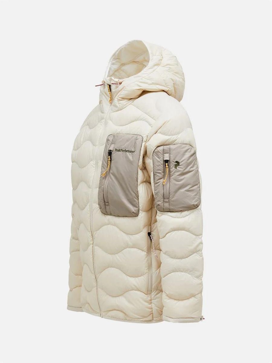 Kurtka Puchowa Peak Performance M Helium Utility Down Hood Beżowy ...